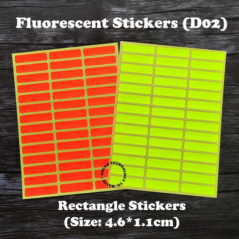 Colourful Round Dot Sticker / Rainbow Circle Dot Labels / Rectangle ...
