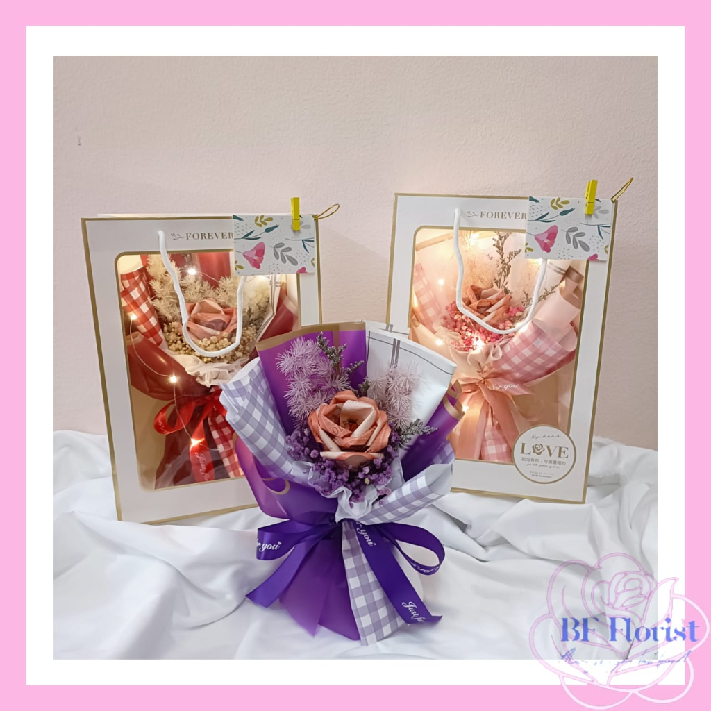 [READY STOCK] SINGLE STALK MONEY BOUQUET, MOTHER'S DAY, ANNIVERSARY ...