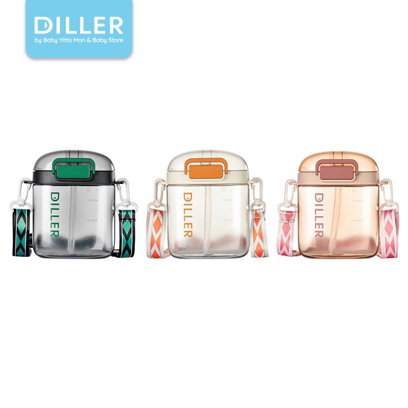 Diller Premium Tritan Water Bottle with Strap 720ml（D80） | Shopee Malaysia