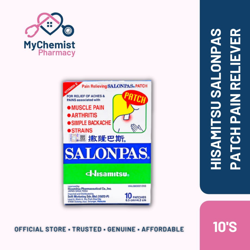Hisamitsu Salonpas Medicated Plaster 10's (Box) | Shopee Malaysia