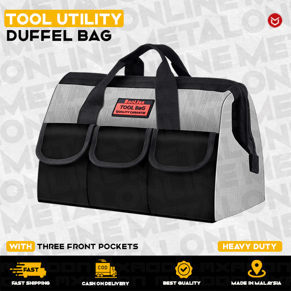 MULTI-PURPOSE HEAVY DUTY DUFFEL UTILITY TOOL BAG FOR PROFESSIONAL WITH ...