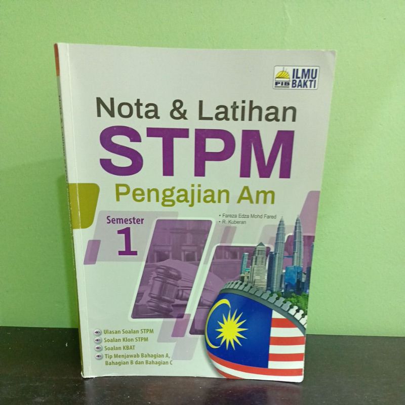 Buku Nota & Latihan Pengajian Am (STPM SEMESTER 1) | Shopee Malaysia