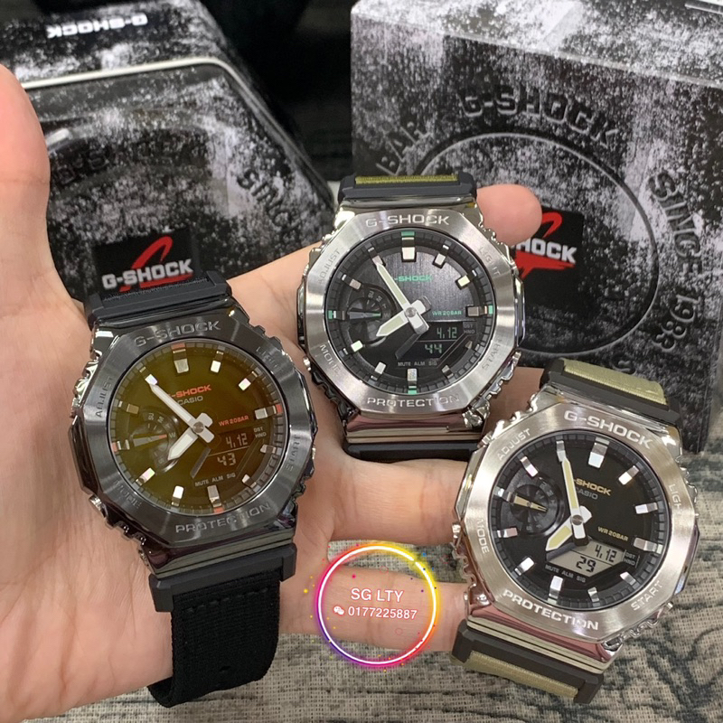 100% ORIGINAL CASIO G-SHOCK GM-2100C-5A/GM-2100CB-1A/GM-2100CB-3A CLOTH ...