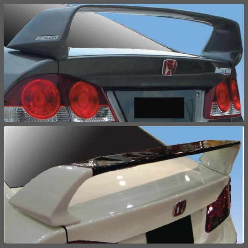 Honda Civic FD 8th Generation Mugen Style Type R Spoiler Fiber Body Kit ...