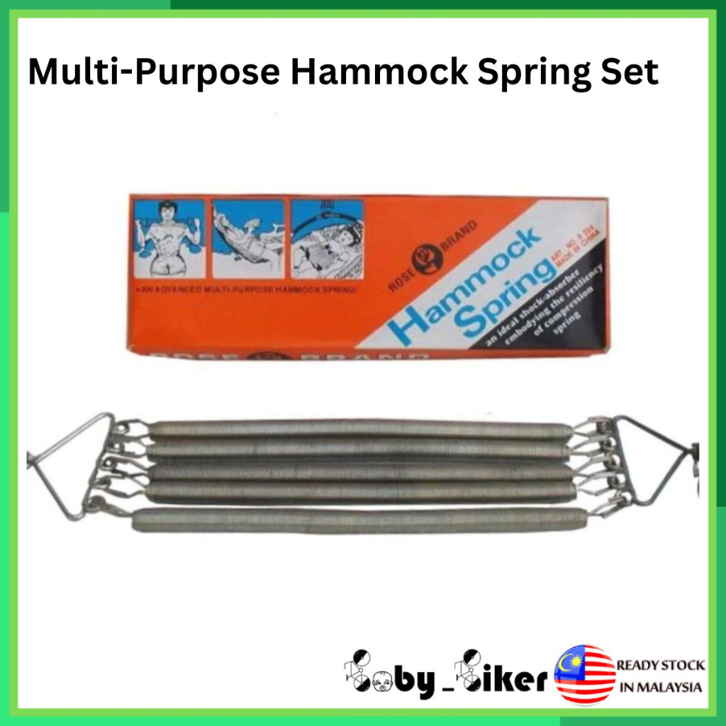 Rose Brand Multi-Purpose Hammock Spring Set of 5s For Spring Cot Buaian ...
