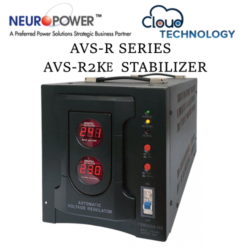 NEUROPOWER AVS-R2KE 2KVA INDUSTRIAL AUTOMATIC VOLTAGE STABILIZER ...