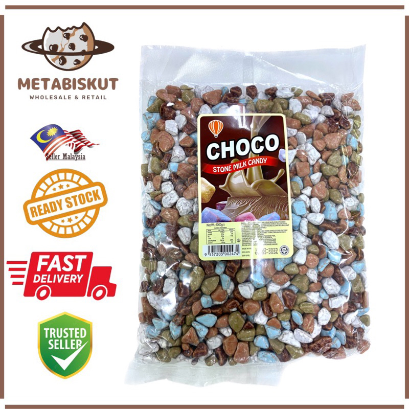 CHOCO STONE MILK CANDY (1KG) (HALAL) | Shopee Malaysia