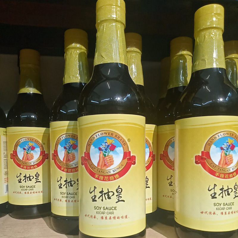 500ml 手揸花生抽/ Cap tangan bunga Kicap Cair/ Hand Flower Brand Soy Sauce ...