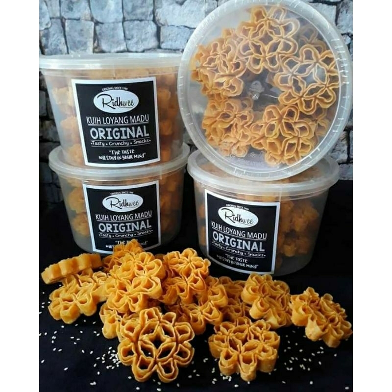 Ridhwee Kuih Loyang Madu Original / Bunga Ros / Goyang *Mudah Hancur ...