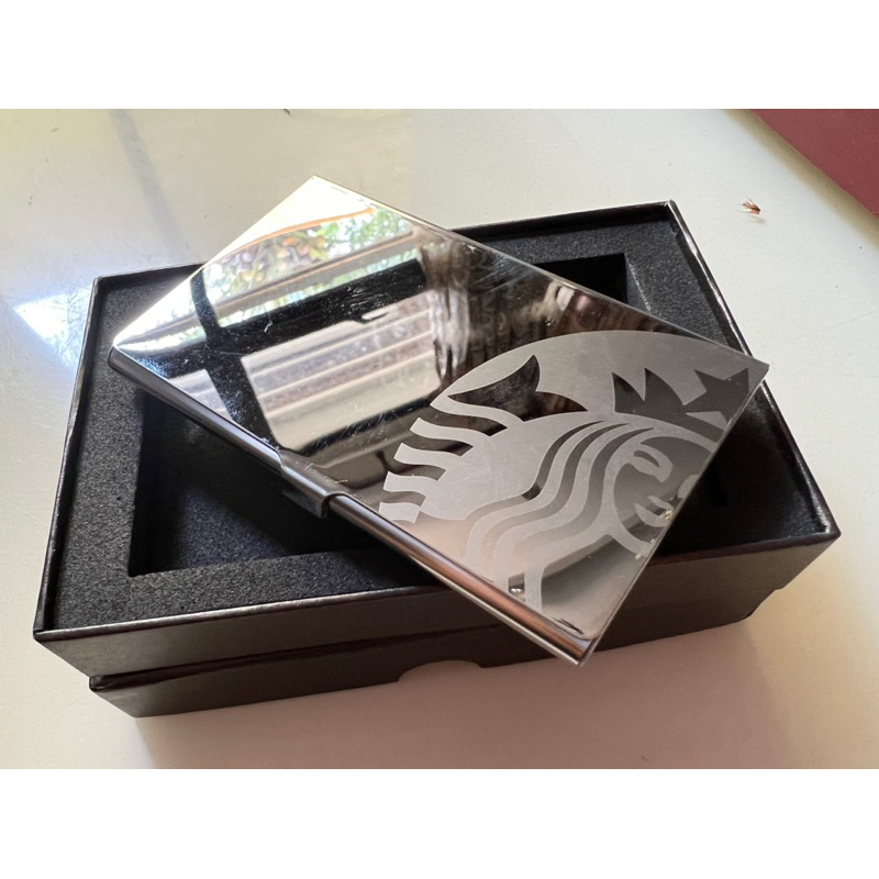 [Original] Starbucks Card Case in box | Business Card Case | Steel case ...