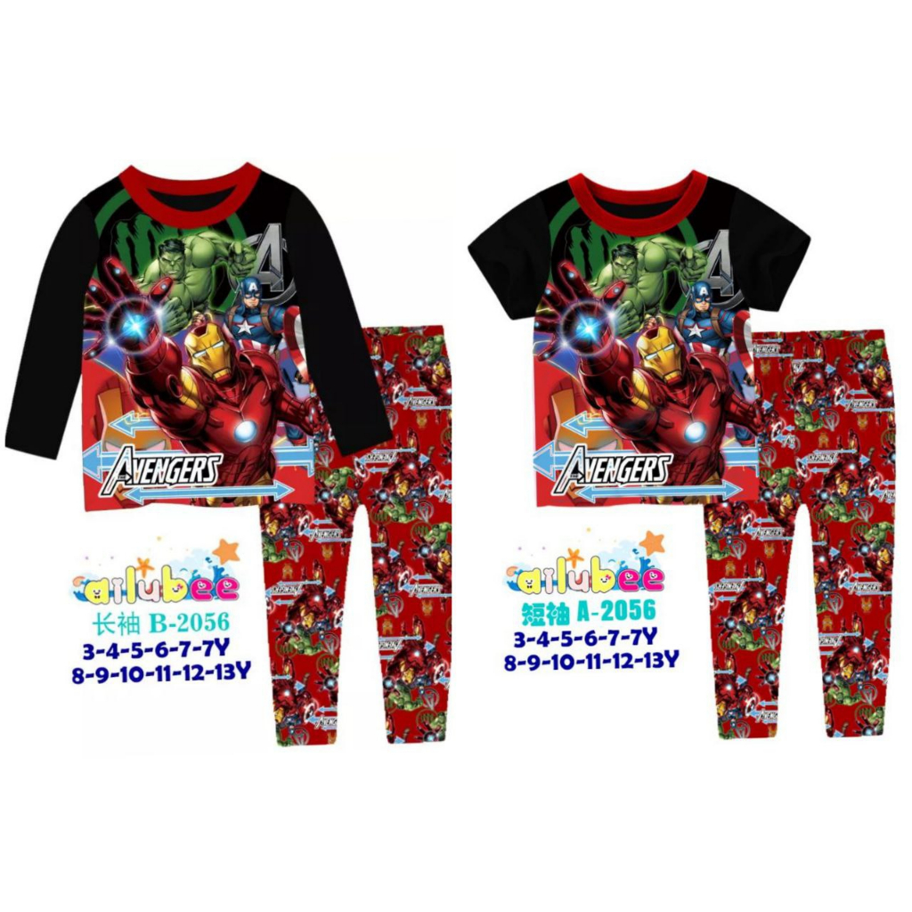 Ailubee Pyjamas AVENGERS Kids Sleepwear Avengers Ironman Clothes Set ...