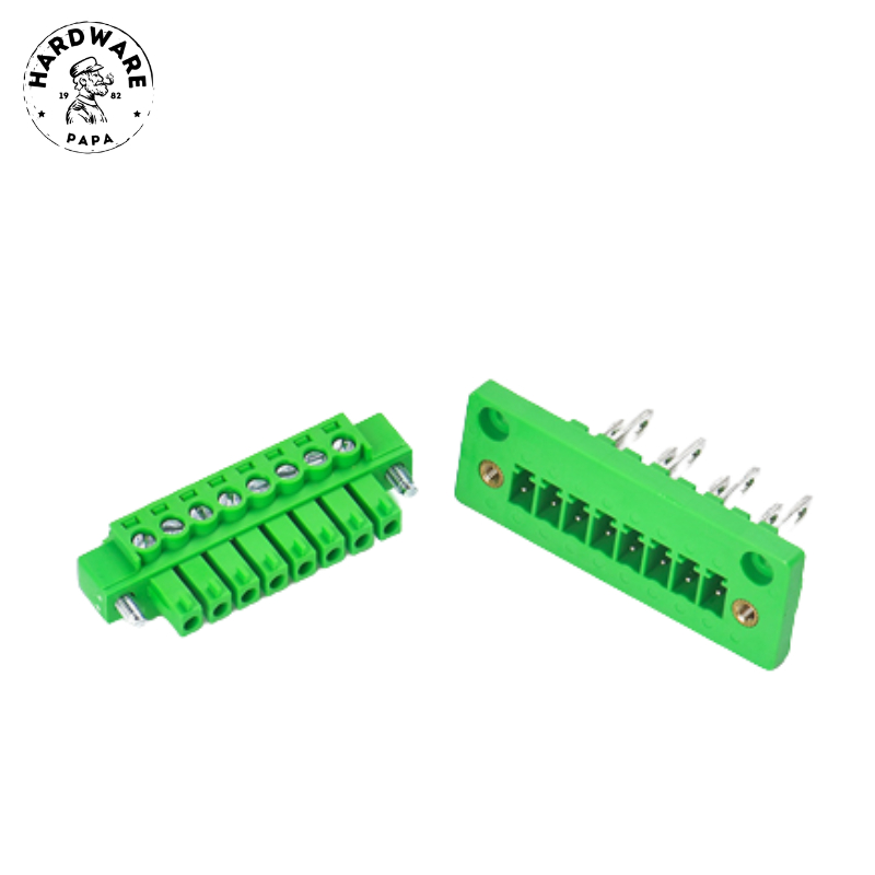 Plug In Terminal Block With Flange Fixing Panel 15EDG 3.81mm | Shopee ...