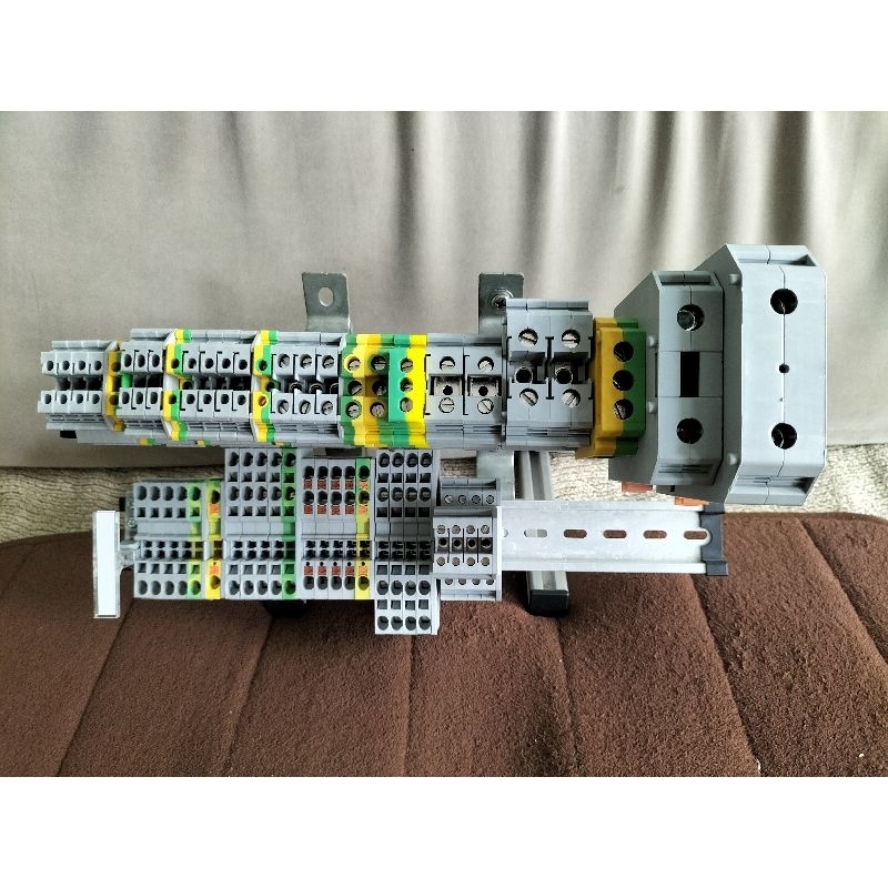Power Distribution DIN Rail Universal Terminal Blocks Screw Panel Mount UK2.5B UK3N UK5N UK6N ...