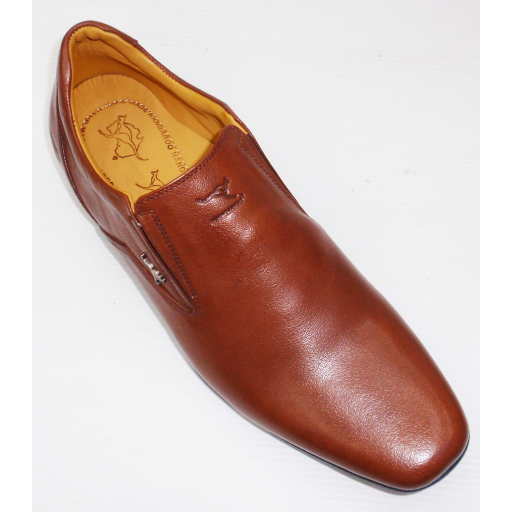 Kangaroo Leather Men Shoe - No.9810 (Brown) | Shopee Malaysia