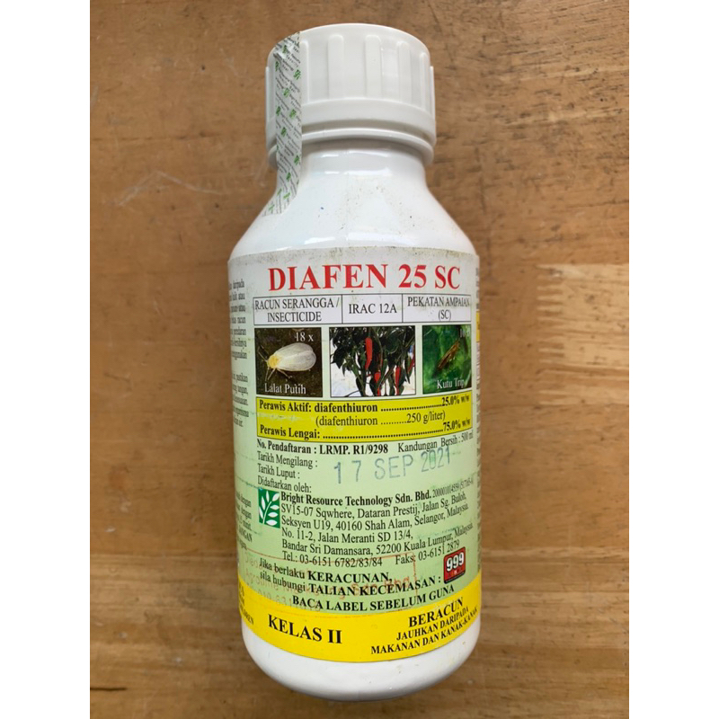 DIAFEN 25 SC 500ML "DIAFENTHIURON" (INSECTICIE/ RACUN SERANGGA ...