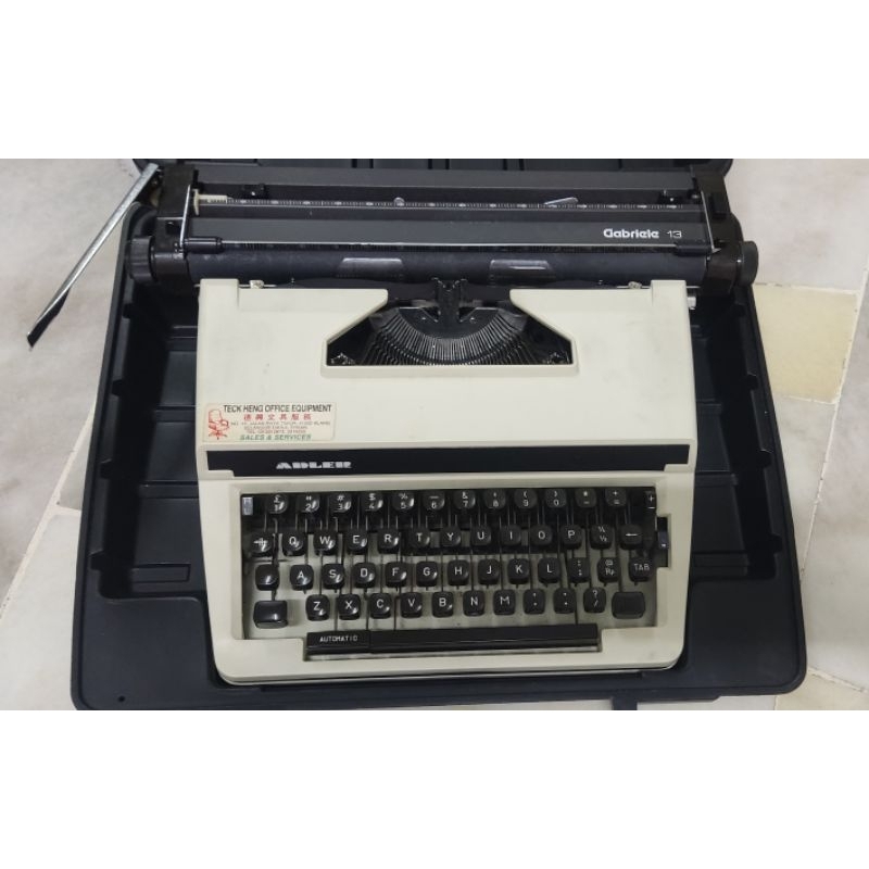 Vintage Typewriter Adler Included Typewriter Box 打字機包括盒子(Over 32 years ...