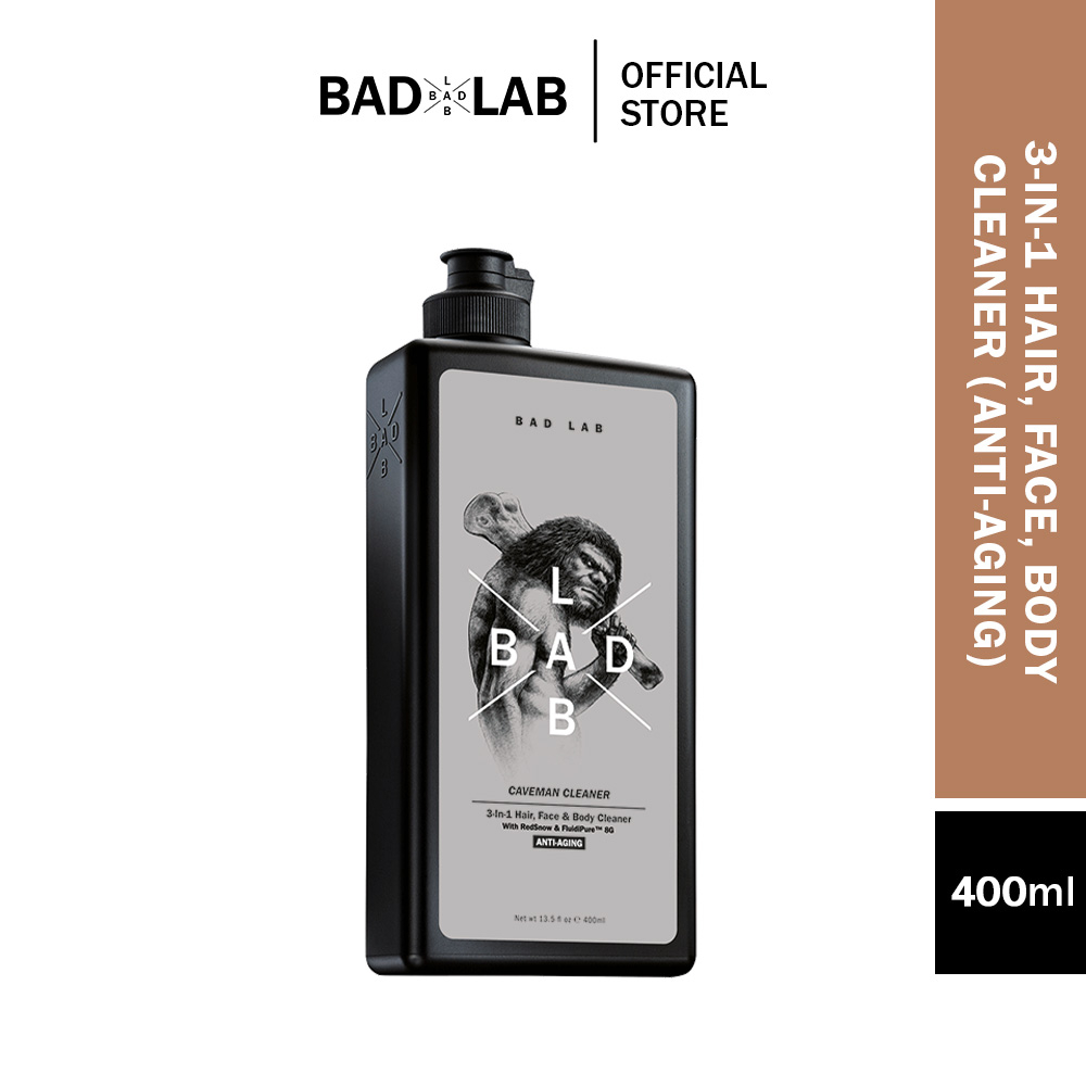 Bad Lab 3-In-1 Hair, Face, Body Cleaner - Anti Aging (400ml) | Shopee ...