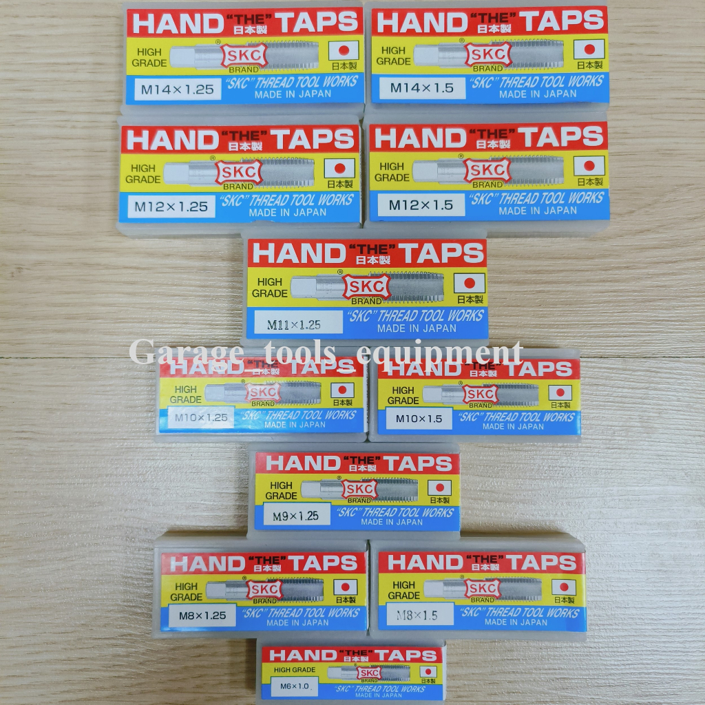 SKC Hand Taps Set Japan M6 To M14 | Thread Repair Kit | Made In Japan ...