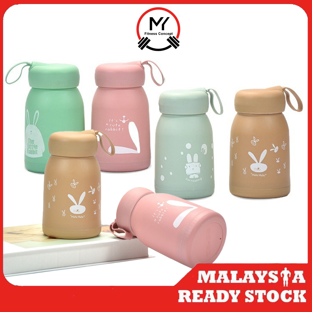MY Fitness Botol Kaca Comel Bentuk Arnab Small Rabbit Glass Bottle ...