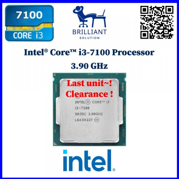 Intel Core i3-7100 Processor (3M Cache, 3.90 GHz) | Shopee Malaysia