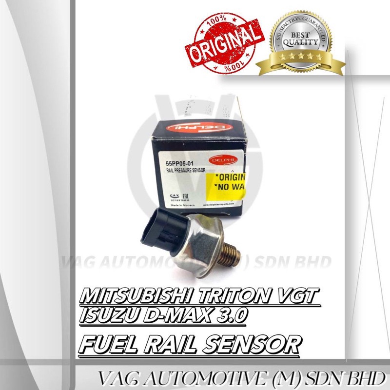 MITSUBISHI TRITON VGT,ISUZU D-MAX 3.0(3PIN)FUEL RAIL SENSOR | Shopee ...