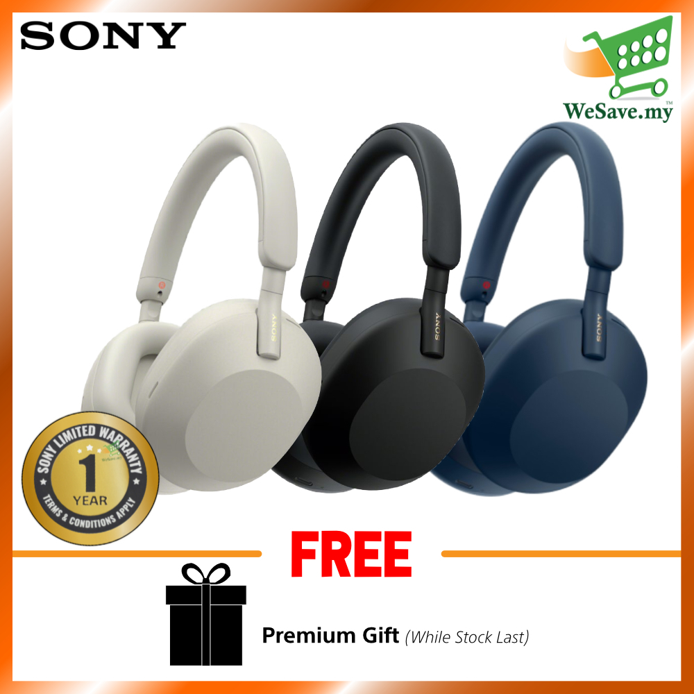 Sony WH-1000XM5 / WH1000XM5 Wireless Noise Cancelling Headphones (Original) 1 Year Warranty by ...
