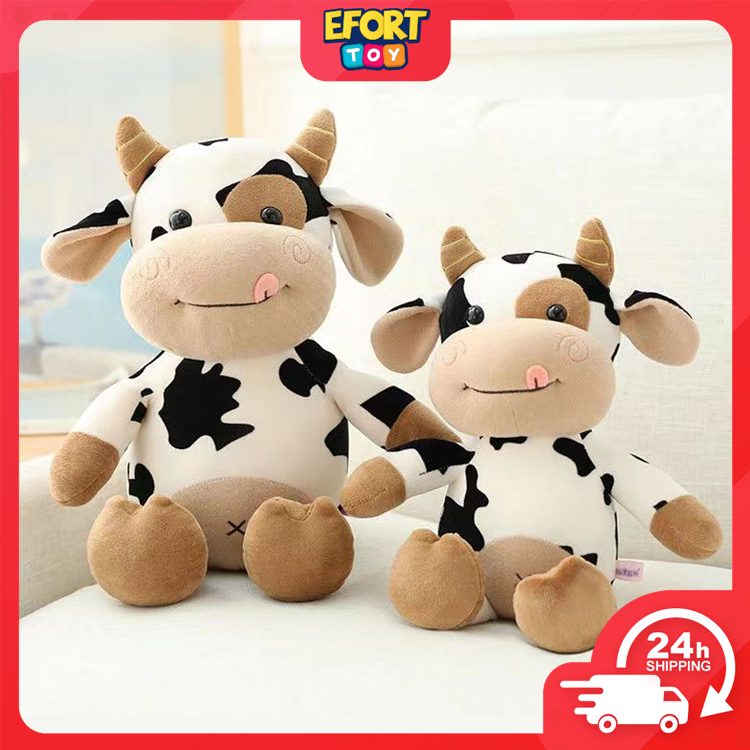 EFORT.TOYS Cow Doll Cow Plushie Cute Pillow Soft Plush Doll Birthday ...