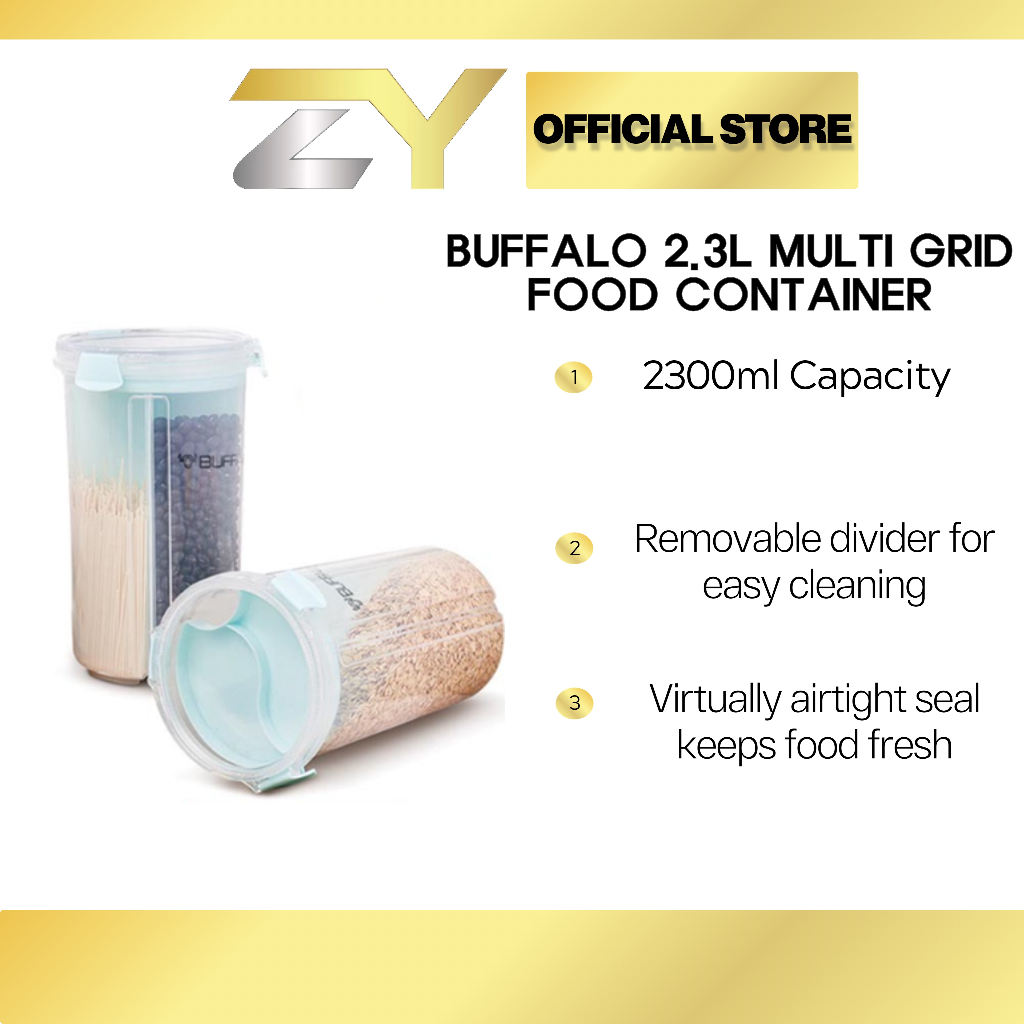 Buffalo Multi-grid 2300Ml Food Container | Shopee Malaysia