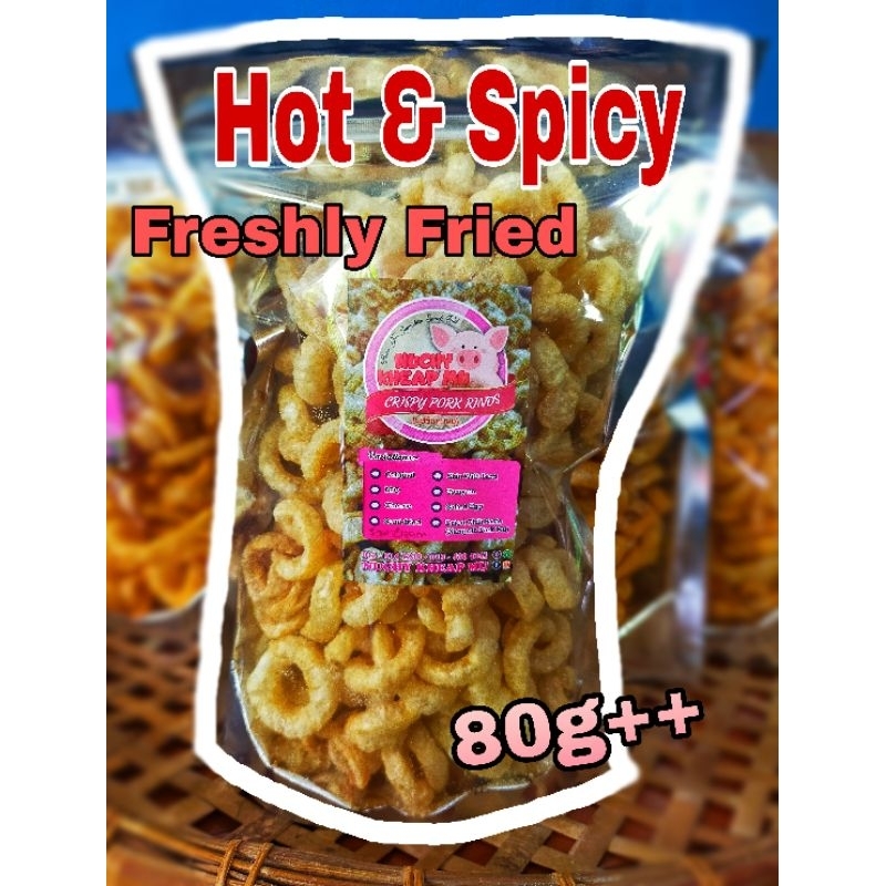 🔥HOT& SPICY🔥 🌶️‼️Thai homemade crispy fried pork rinds/crispy fried ...
