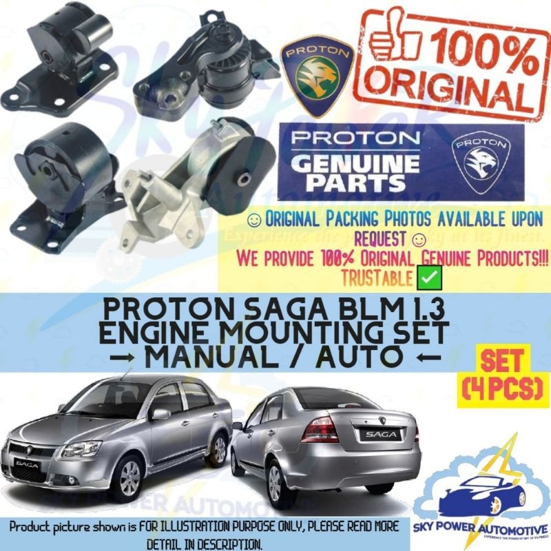 ORIGINAL PROTON BLM ENGIN MOUTING GENUINE PARTS AUTO MANUAL | Shopee ...