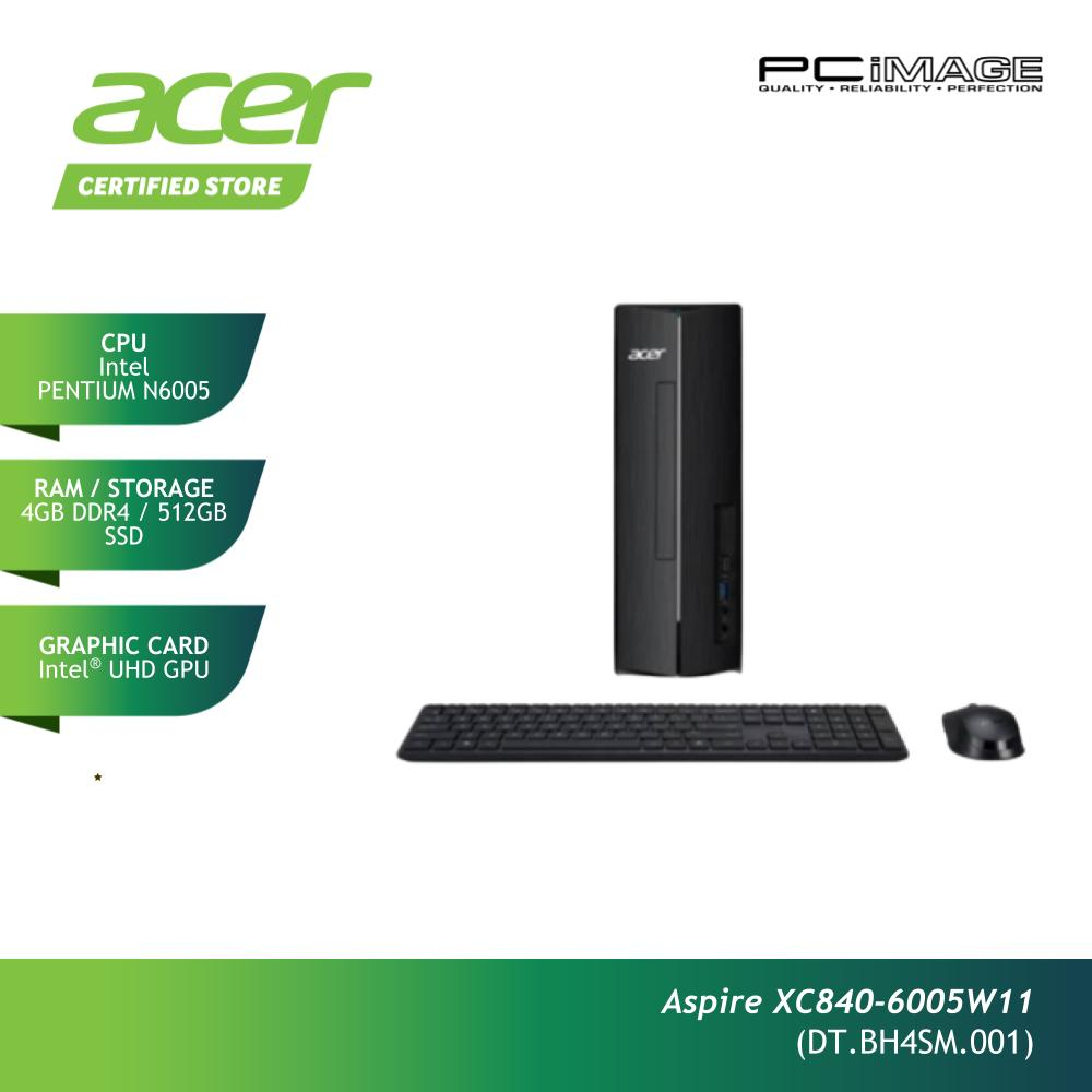 Acer Aspire XC840-6005W11 Pentium N6005|4GB|512GB SSD|Intel UHD|DVDRW ...