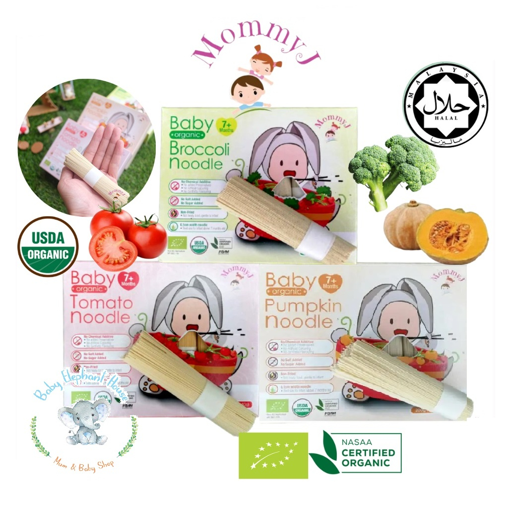 MommyJ Baby Organic Stick Noodle / Baby Noodle | Shopee Malaysia