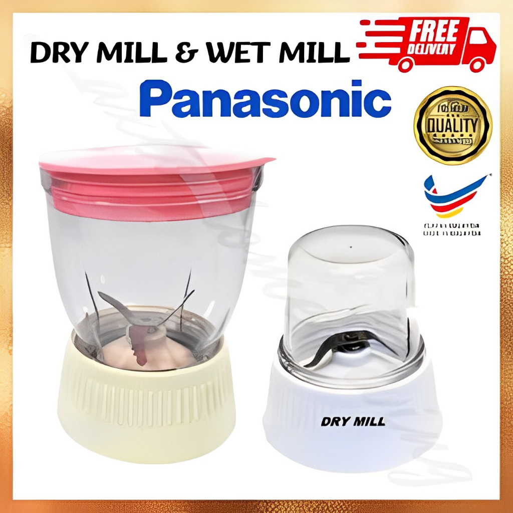 Panasonic Blender Jug Dry Mill and Wet Mill / Meat Chopper (1 set ...