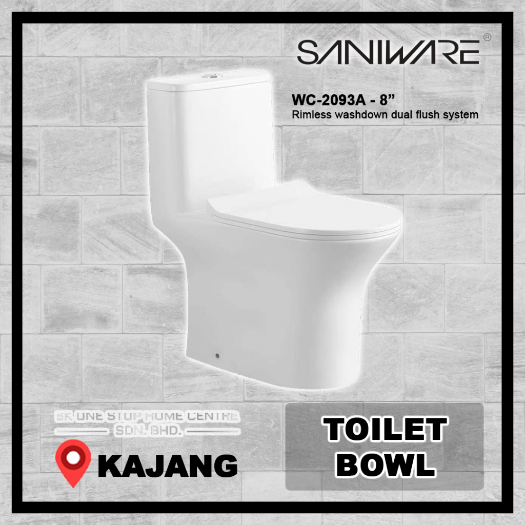 SANIWARE WC-2093A 8'' WATER CLOSET | Shopee Malaysia