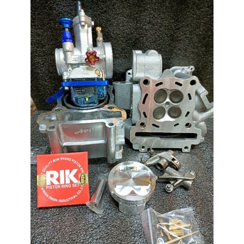 COMBO LC135 SPEC 63MM RACING BLOCK+SUPER HEAD 20/23+PWK CARBURETOR SET ...