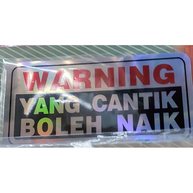 Stiker jenaka senang tampal | Shopee Malaysia
