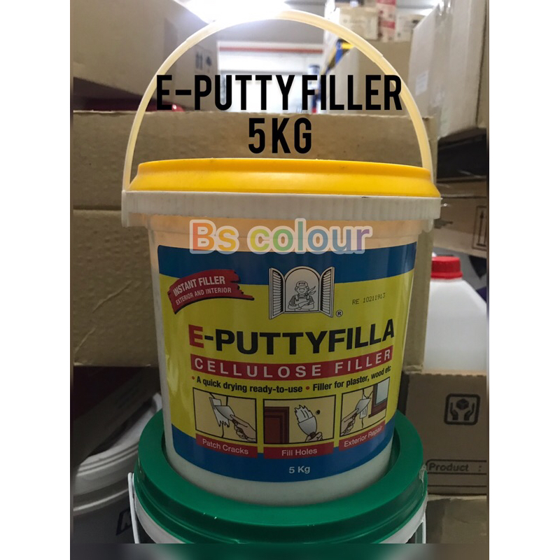 5Kg PYE E-PuttyFilla Cellulose/Wall Crack/Dinding Batu/Plaster ...
