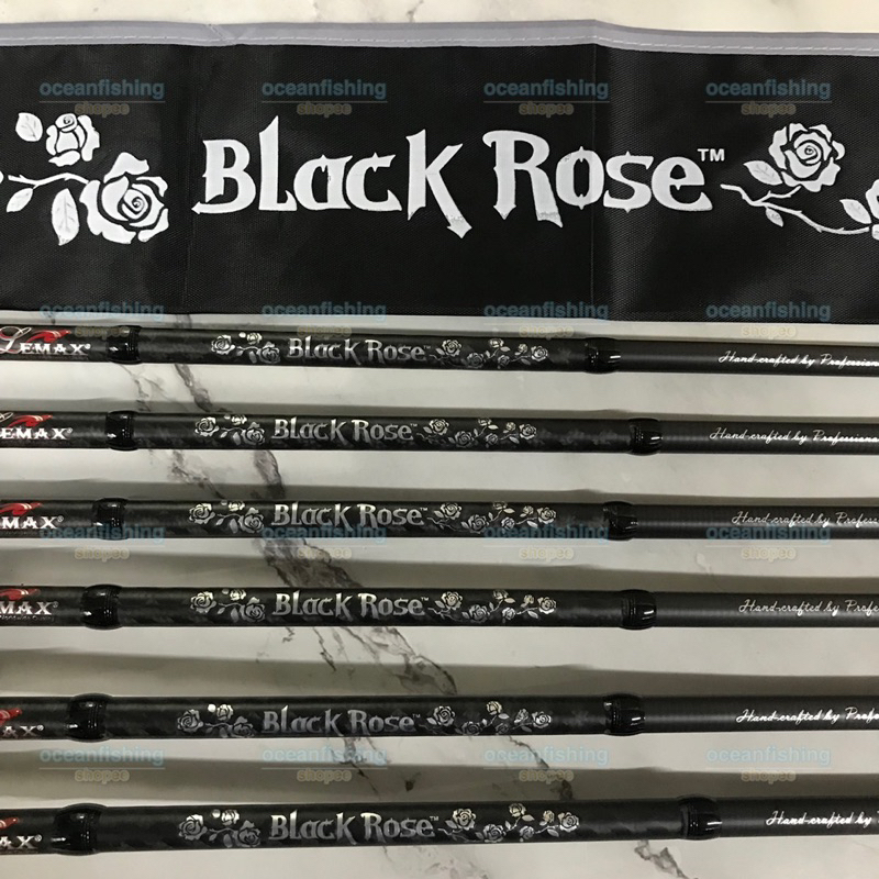 LEMAX BLACK ROSE FISHING ROD (SILVER) | Shopee Malaysia