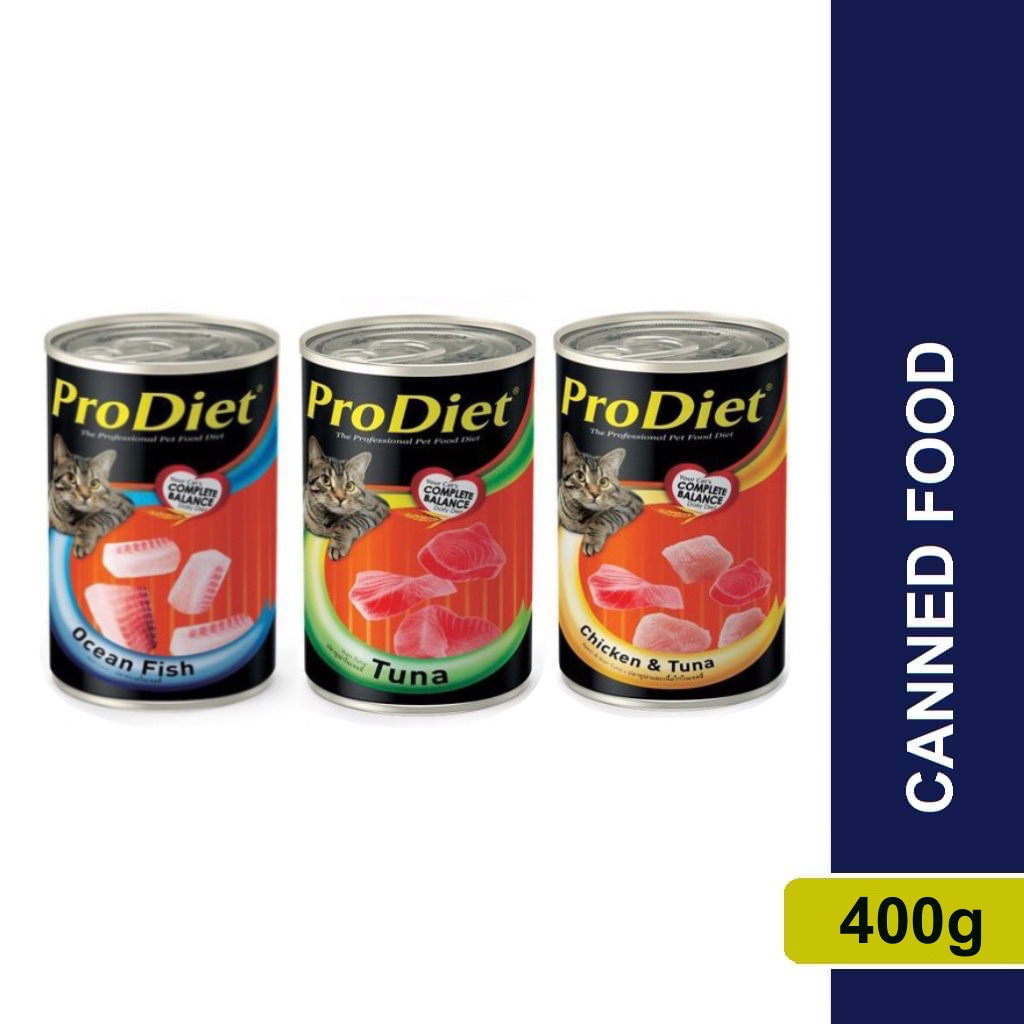 ProDiet Can 400g Wet Cat Food - Ocean Fish / Chicken & Tuna / Tuna ...