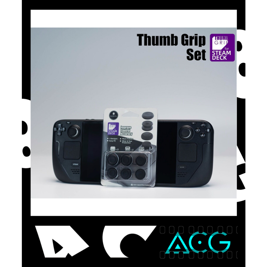 Skull & Co. Analog Stick Cap/Thumb Grip for Steam Deck Gaming Console ...