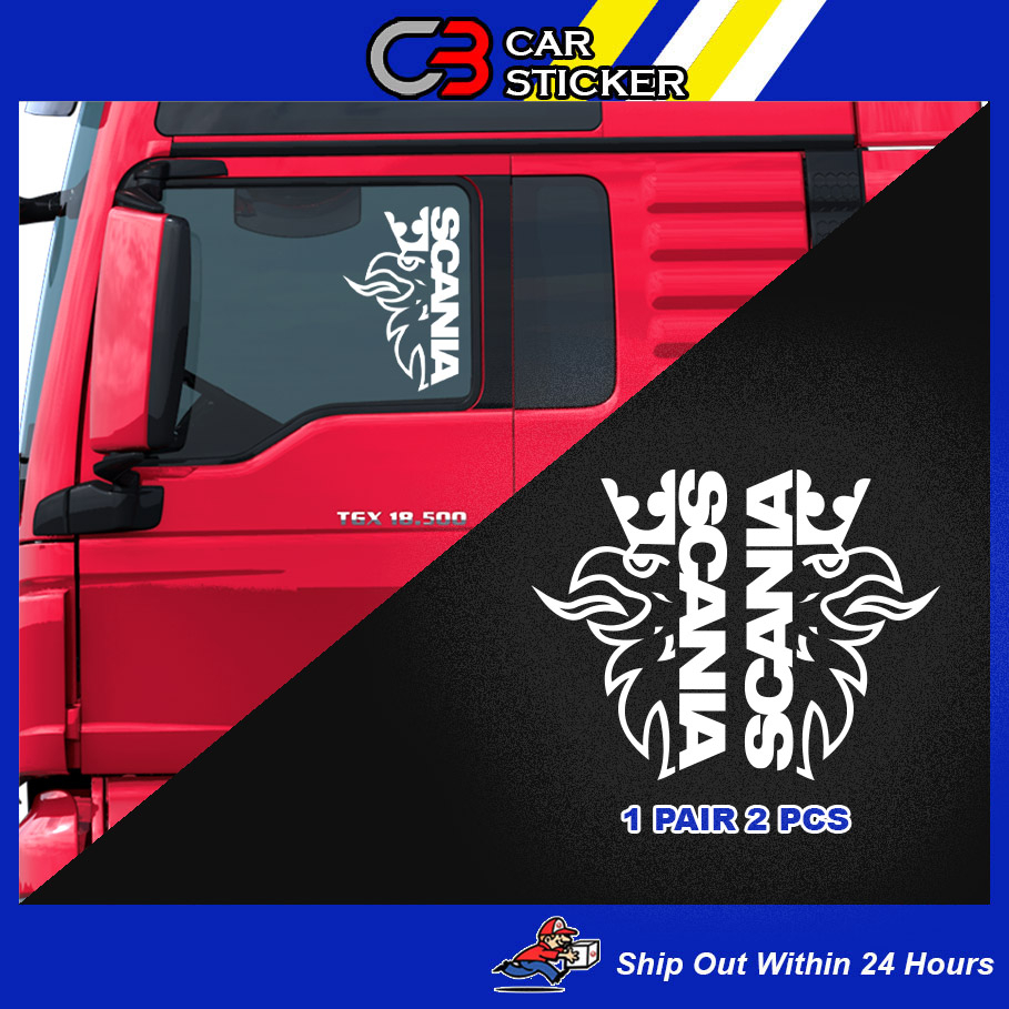 SCANIA GRIFFIN CAR LORRY STICKER / 1 pair 2 pcs / W814 | Shopee Malaysia