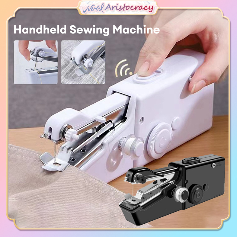 Handheld Sewing Machine Mini Handy Stitch Mesin Jahit Tangan Bateri ...