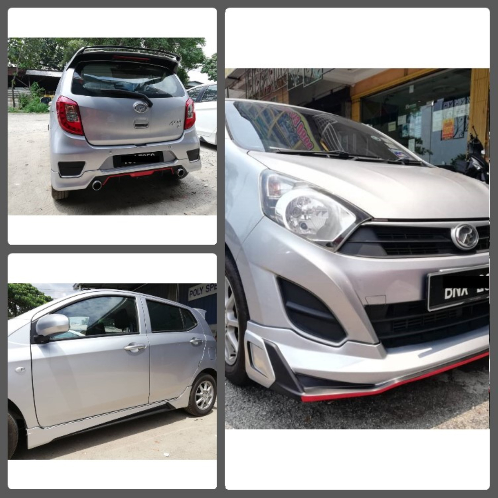 Perodua Axia 1st Generation 2014 Drive 68 Skirting Body Kit PU Ready ...