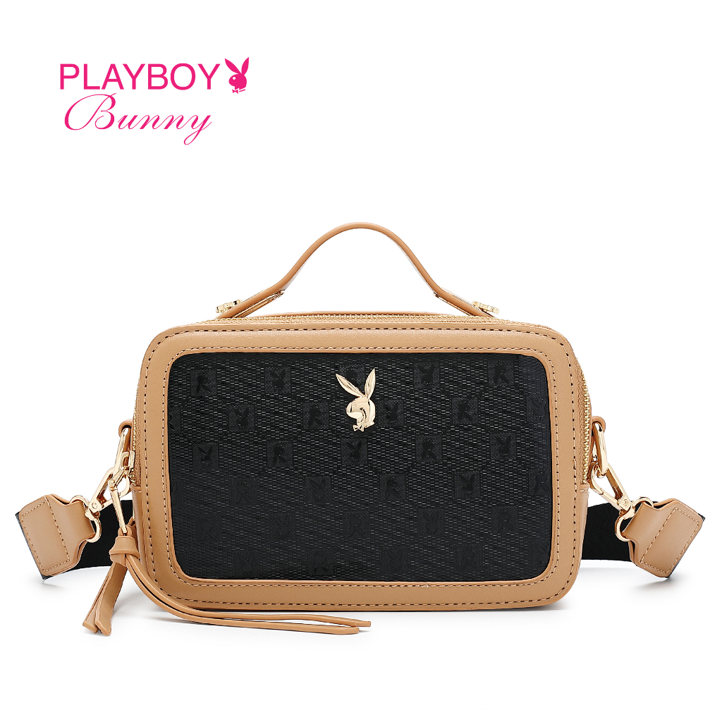 PLAYBOY Ladies Monogram Crossbody And Shoulder Bag - Multi Color BWR ...