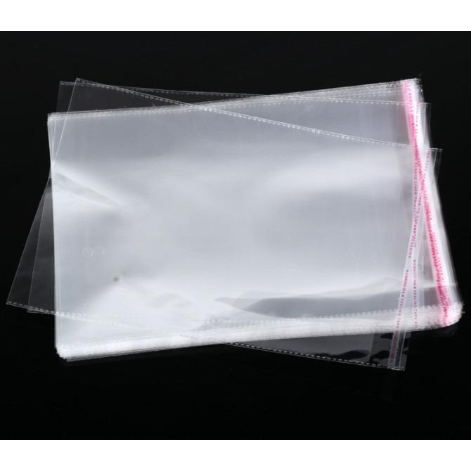 READY STOCK 100PCS Transparent OPP Plastic Bag Self Adhesive Plastic ...