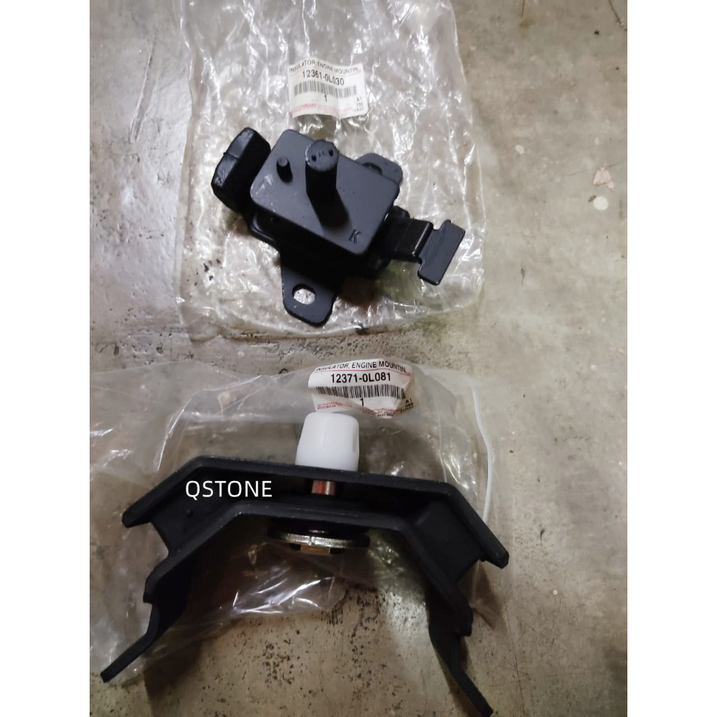 TOYOTA HILUX KUN25, KUN26 -ORIGINAL ENGINE MOUNTING 12361-0L030 /12371 ...
