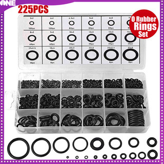 O-ring Rubber Gaskets Seal Ring Set Nitrile Rubber High Pressure 225Pcs ...