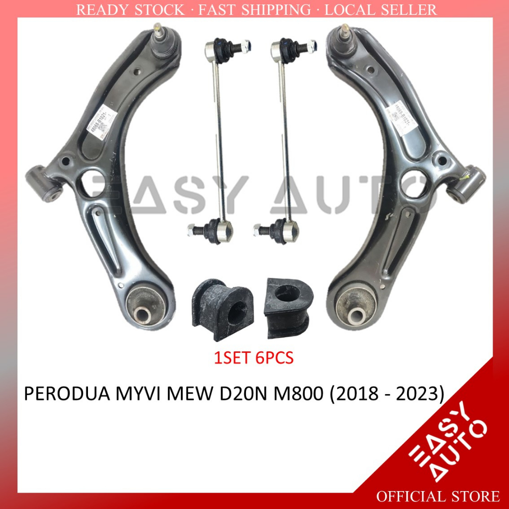 PERODUA MYVI NEW D20N M800 FRONT LOWER ARM RIGHT AND LEFT+ LINK X2 ...