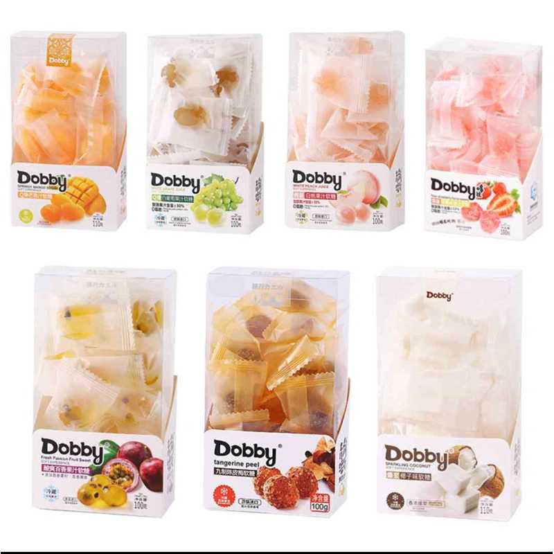 哆比（Dobby） Q弹水果果汁软糖 DOBBY JUICE CANDY 100g | Shopee Malaysia