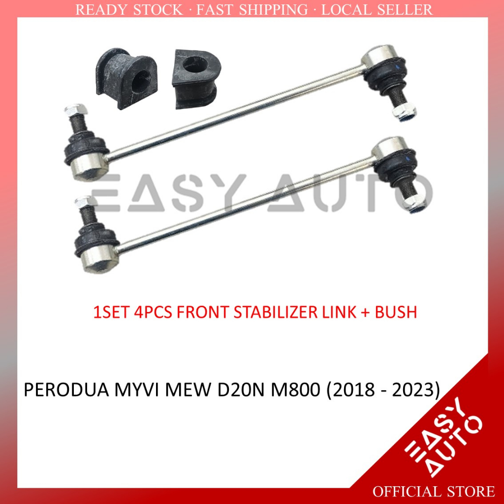 PERODUA MYVI NEW D20N M800 LINK X2 +BUSH X2 4PIECES IN 1SET - LINK ...
